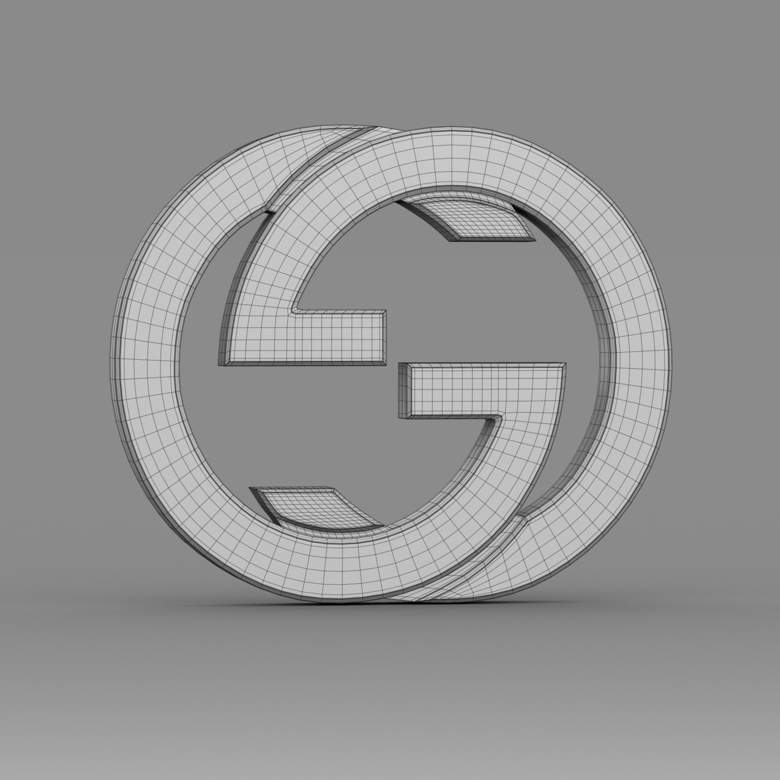 STL file gucci logo 2 🎭 (OBJ)・3D printable model to download・Cults