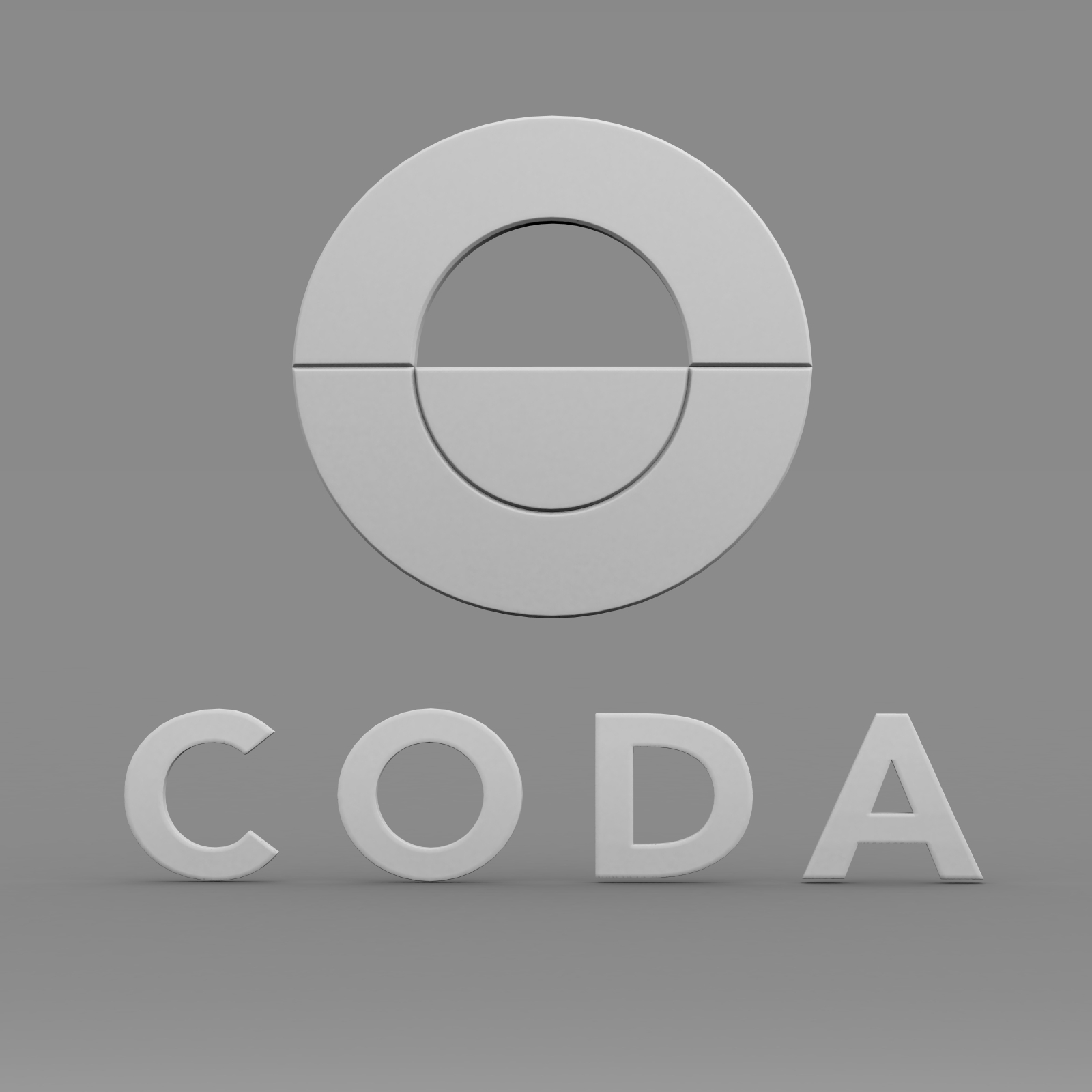 STL file coda logo 🚗 (OBJ)・Model to download and 3D print・Cults