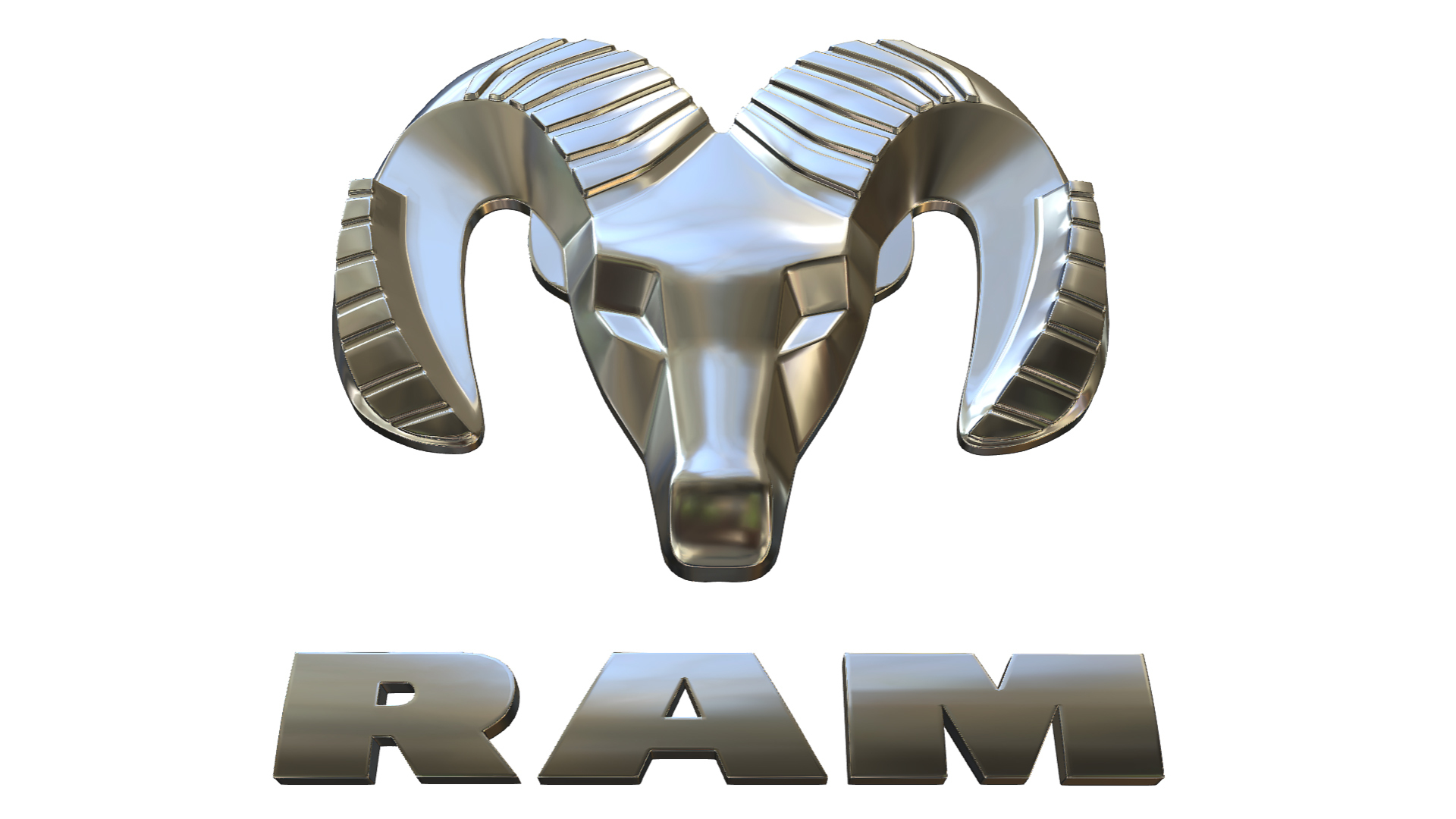 🐏 ram logo・ STL File for ・Cults
