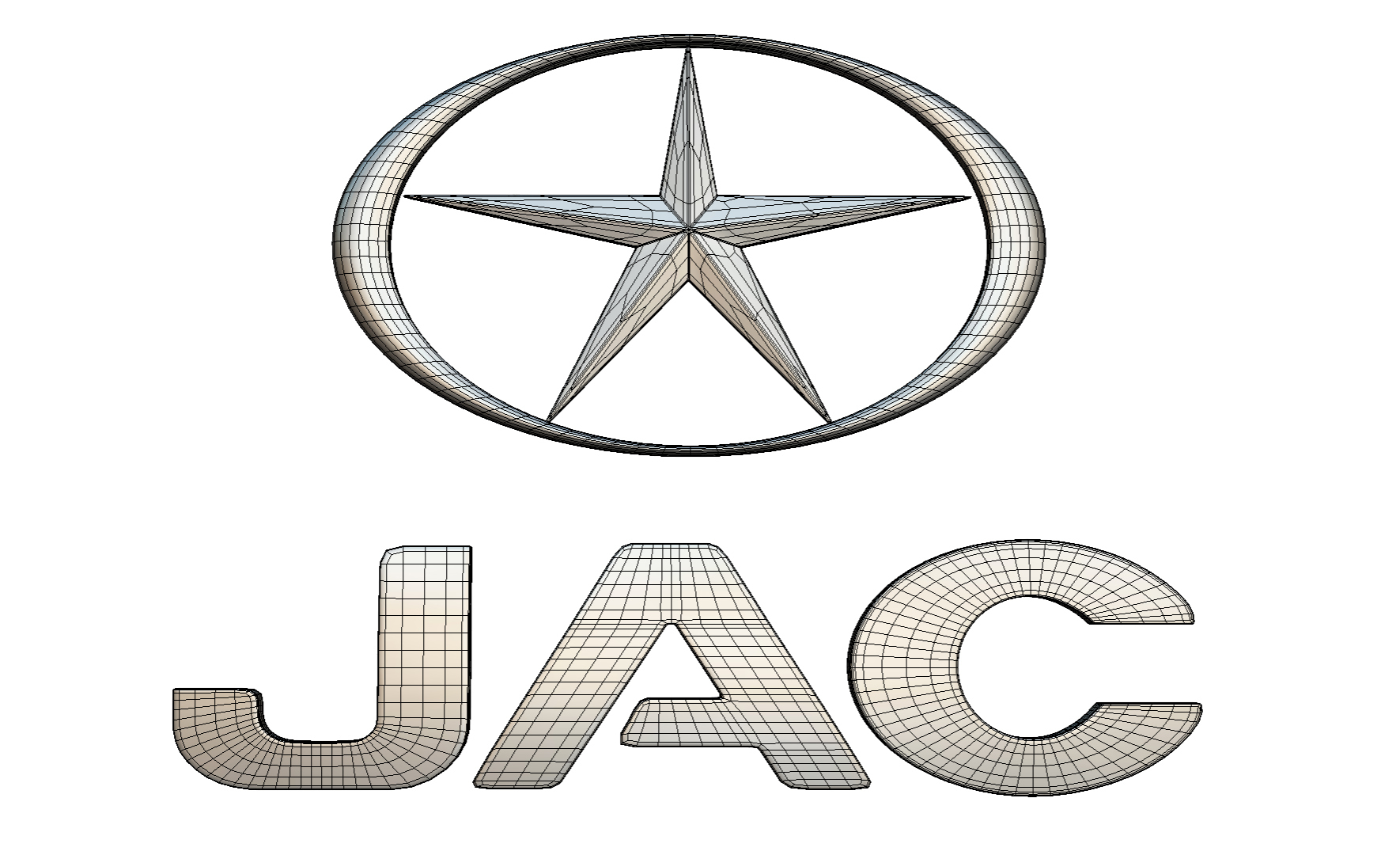 Archivo STL logo de jac 👽 (OBJ)・Modelo de impresión 3D para descargar・Cults