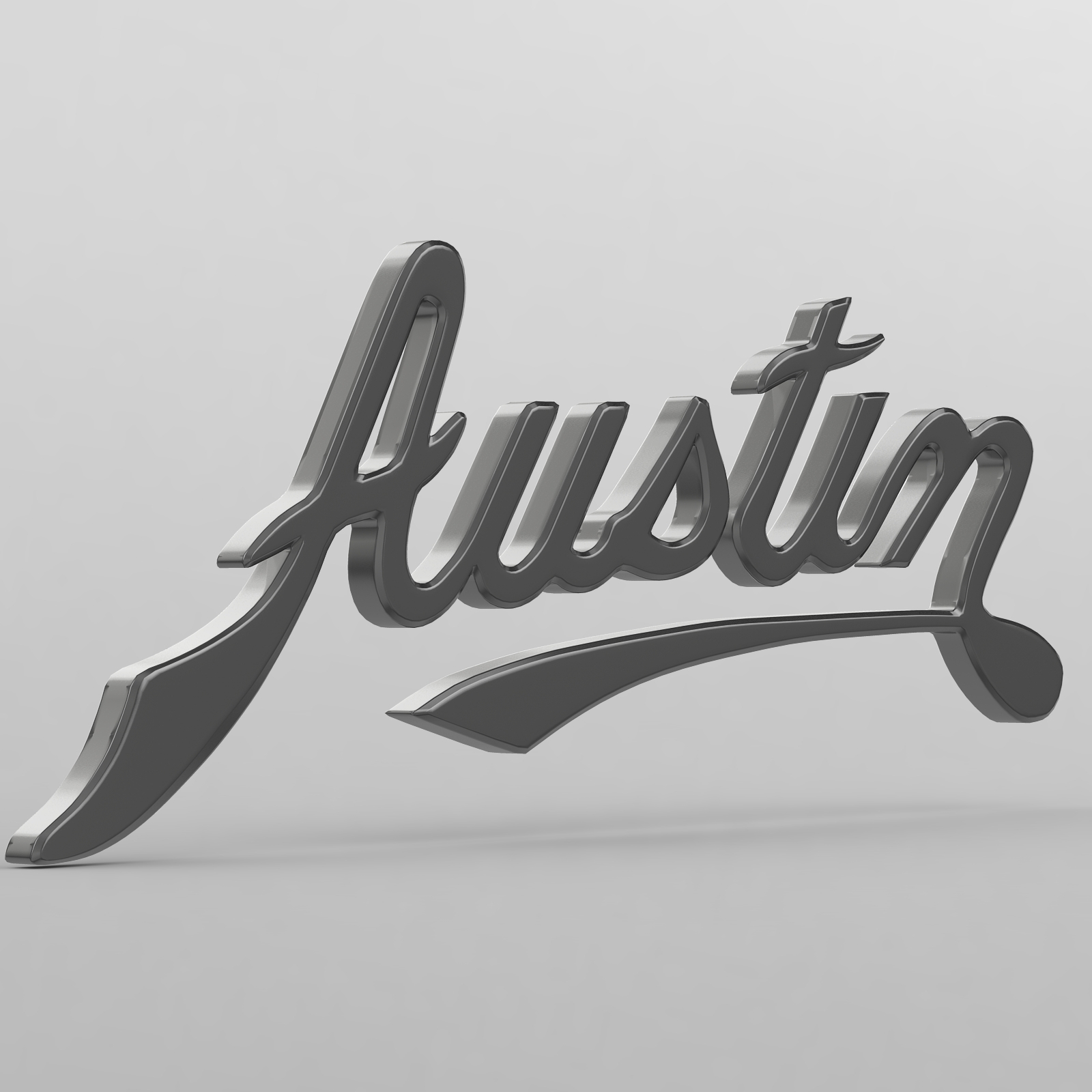 STL file austin logo 2 🚗 (OBJ)・3D print object to download・Cults