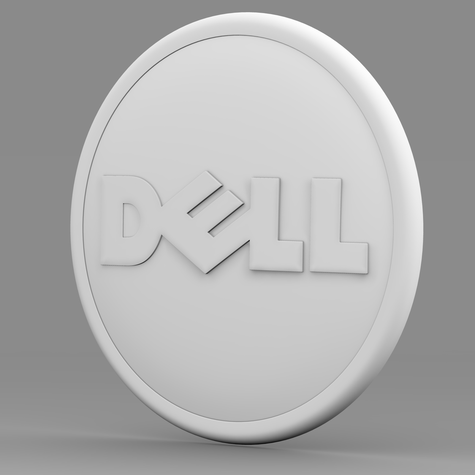 OBJ file Dell logo 📞 ・3D printable model to download・Cults