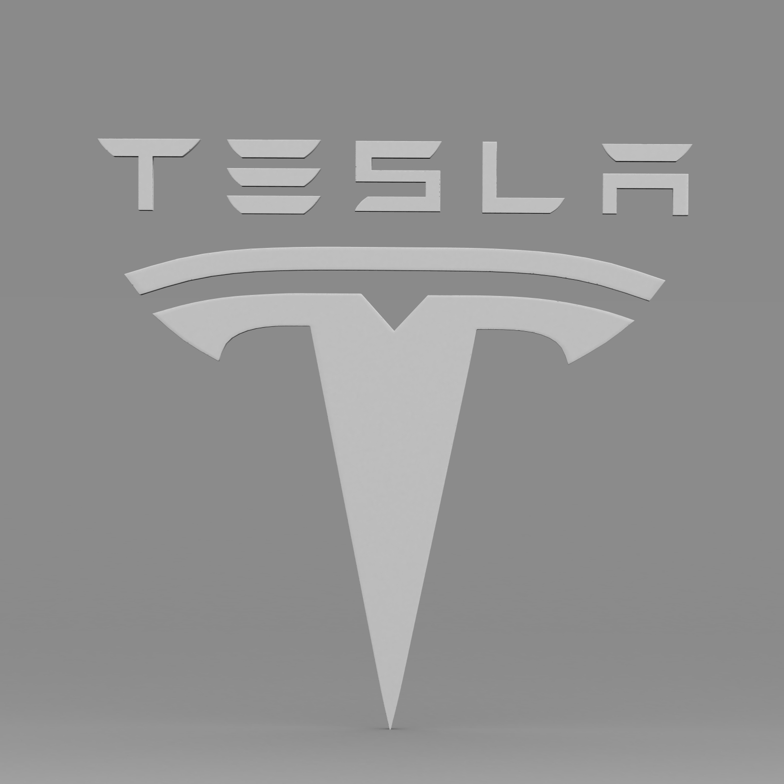 🚗 tesla logo・ STL File for ・Cults