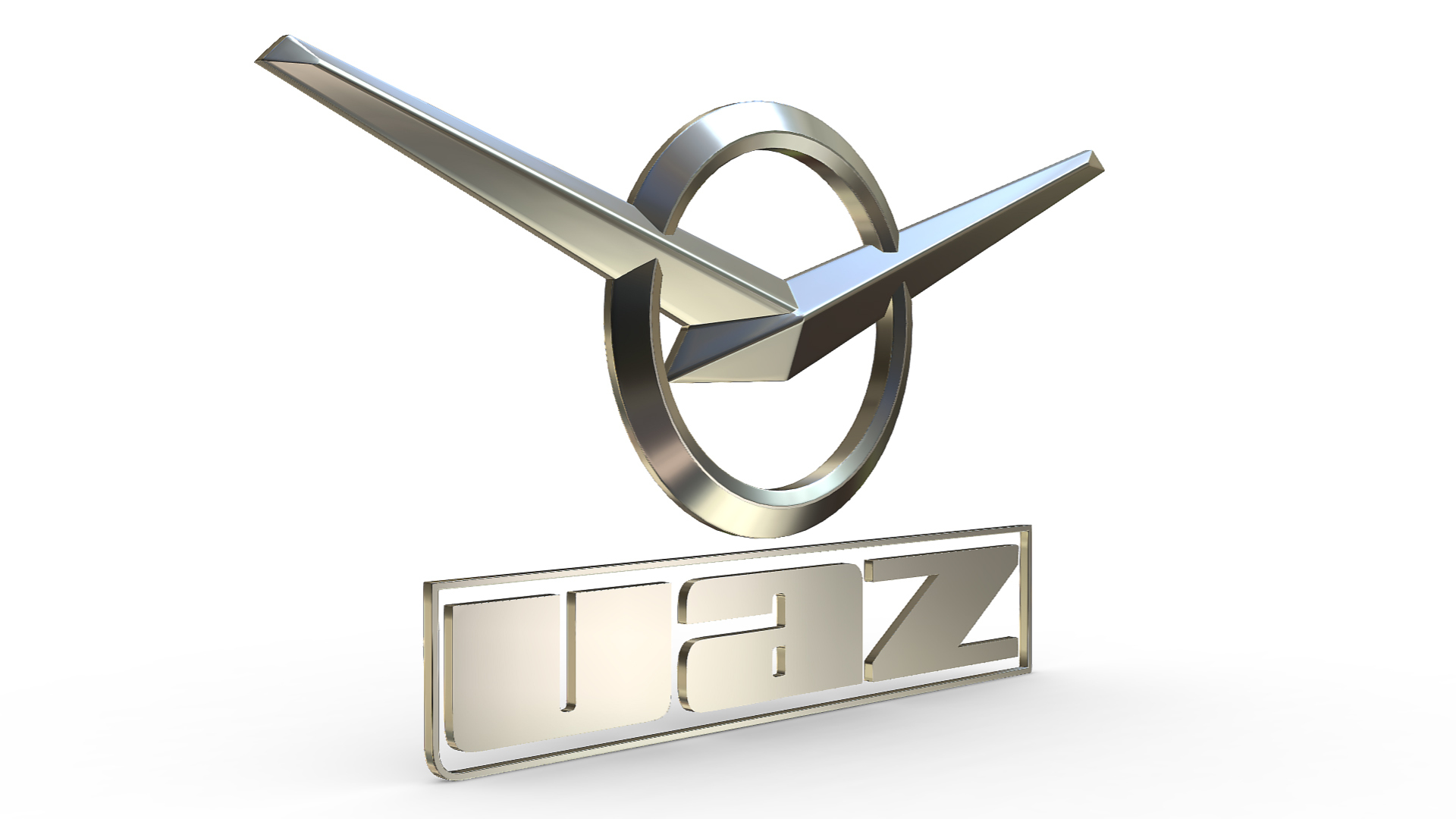 STL file uaz logo 🚗 (OBJ)・Design to download and 3D print・Cults