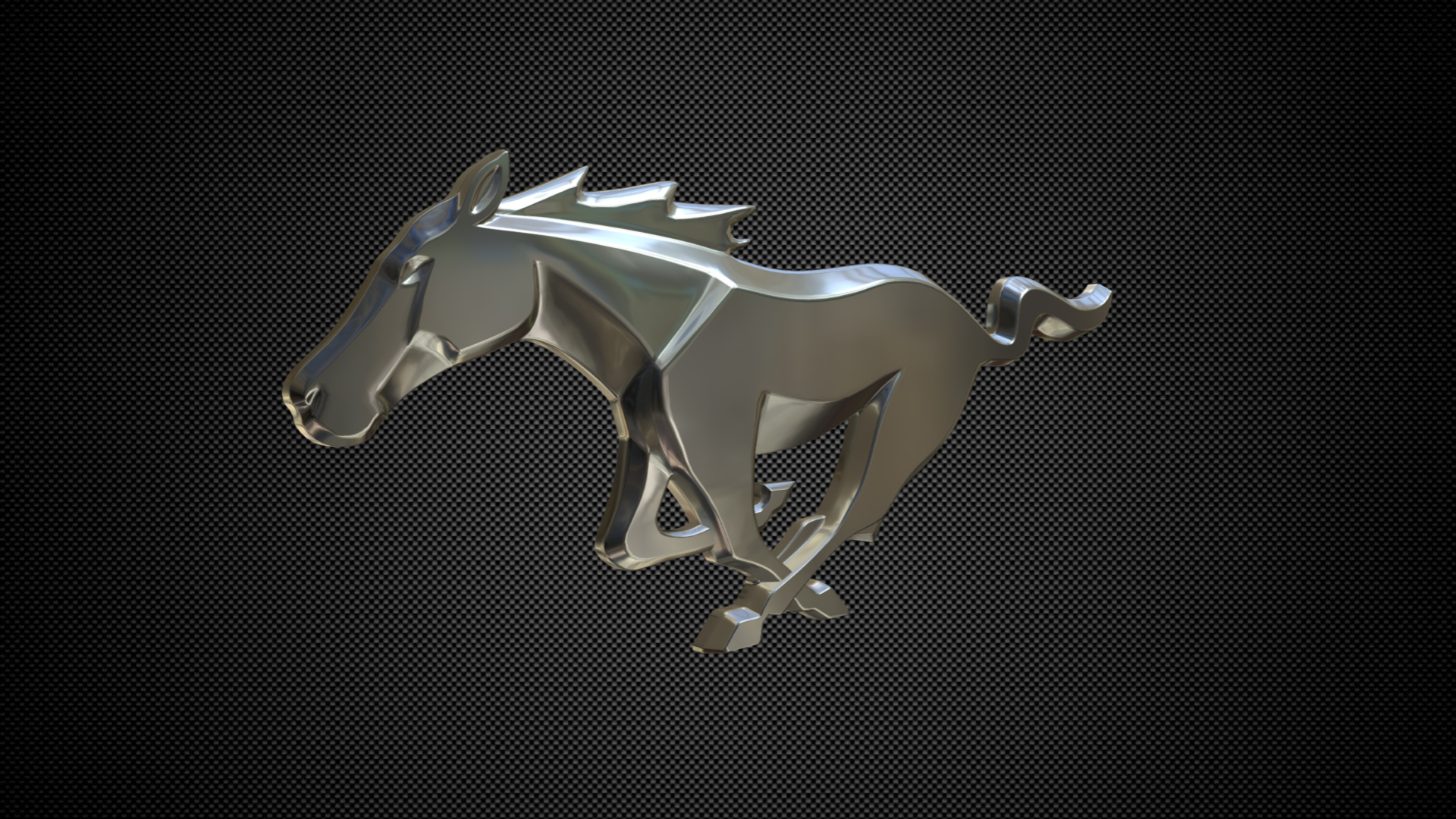 🚙 ford mustang logo 7・ STL File for ・Cults