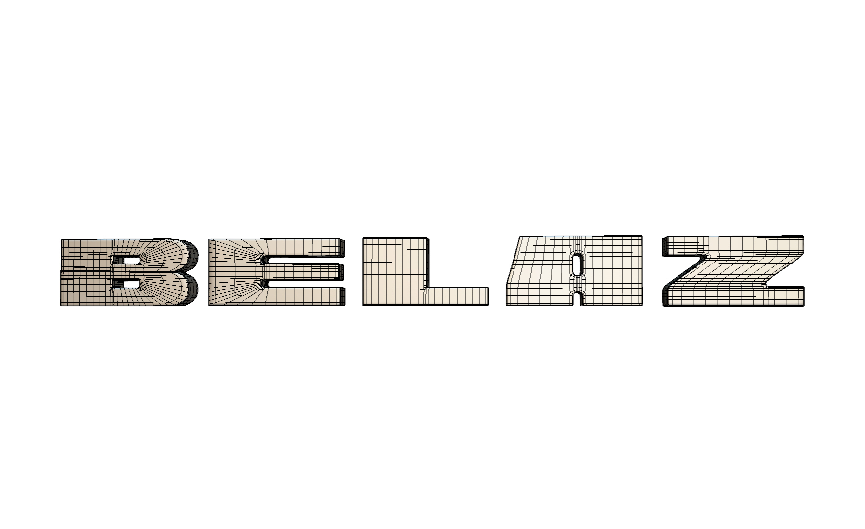 Файл STL belaz logo 🚗 (OBJ)・Модель 3D-принтера для скачивания・Cults