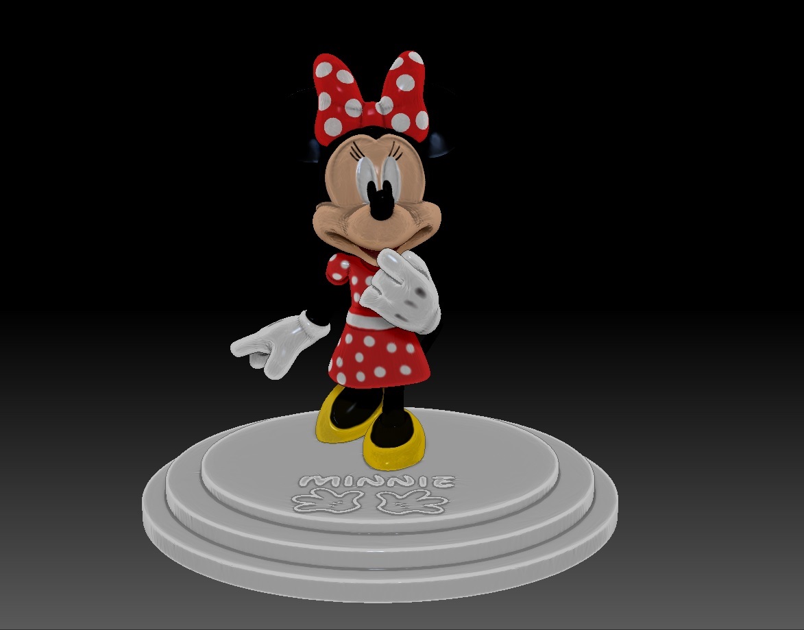 Archivo STL Minnie 👽 (OBJ)・Design para impresora 3D para descargar・Cults