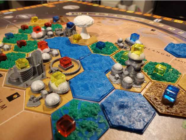 STL file Terraforming Mars Tiles 🎲 ・3D printing template to download・Cults