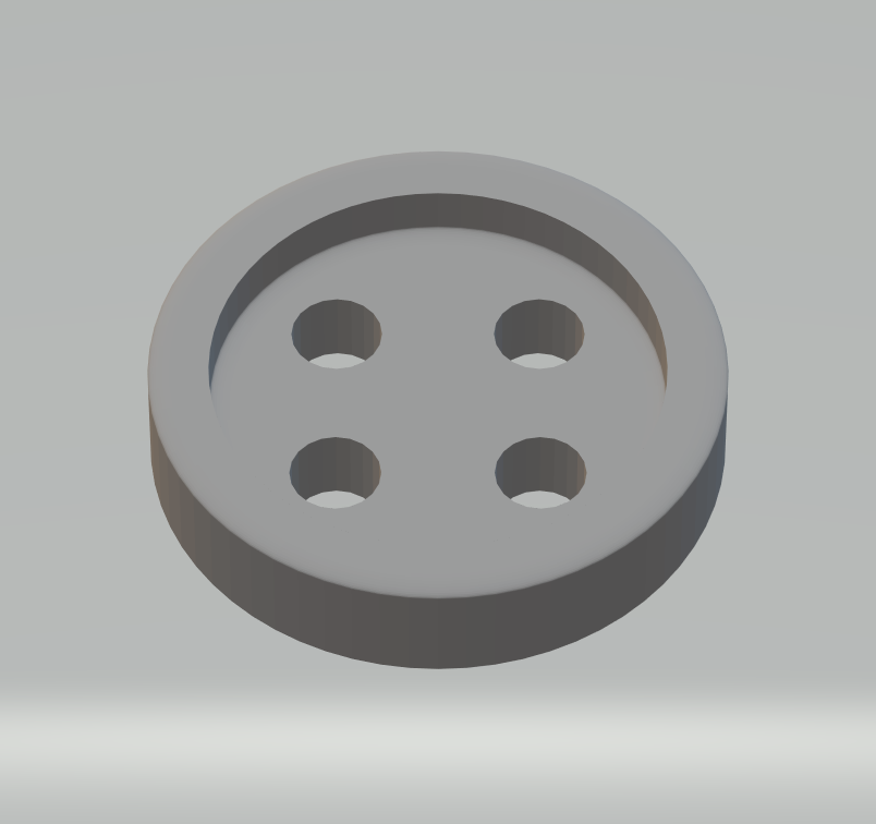 Free 3D file FHW :Simple clothing button 🎭 ・3D printable model to ...