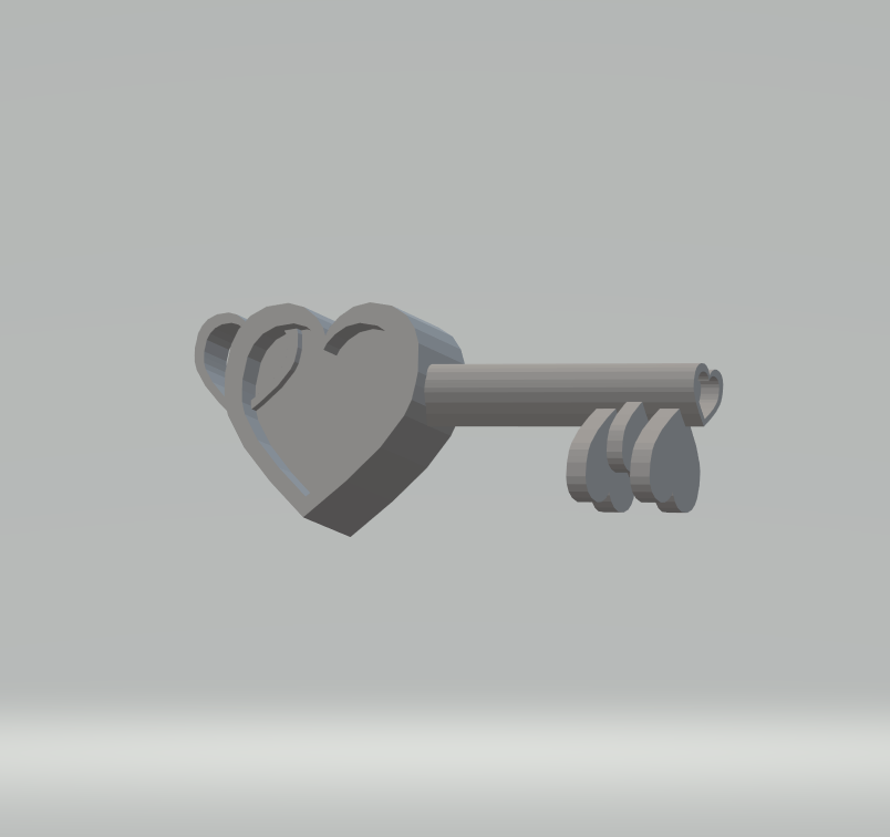 Free 3D file FHW: Heart Key 💜 ・3D printer design to download・Cults