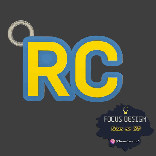 🗝️ RC Keychain・ STL File for ・Cults