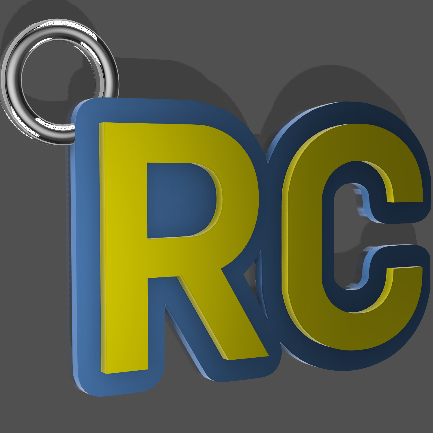 🗝️ RC Keychain・ STL File for ・Cults