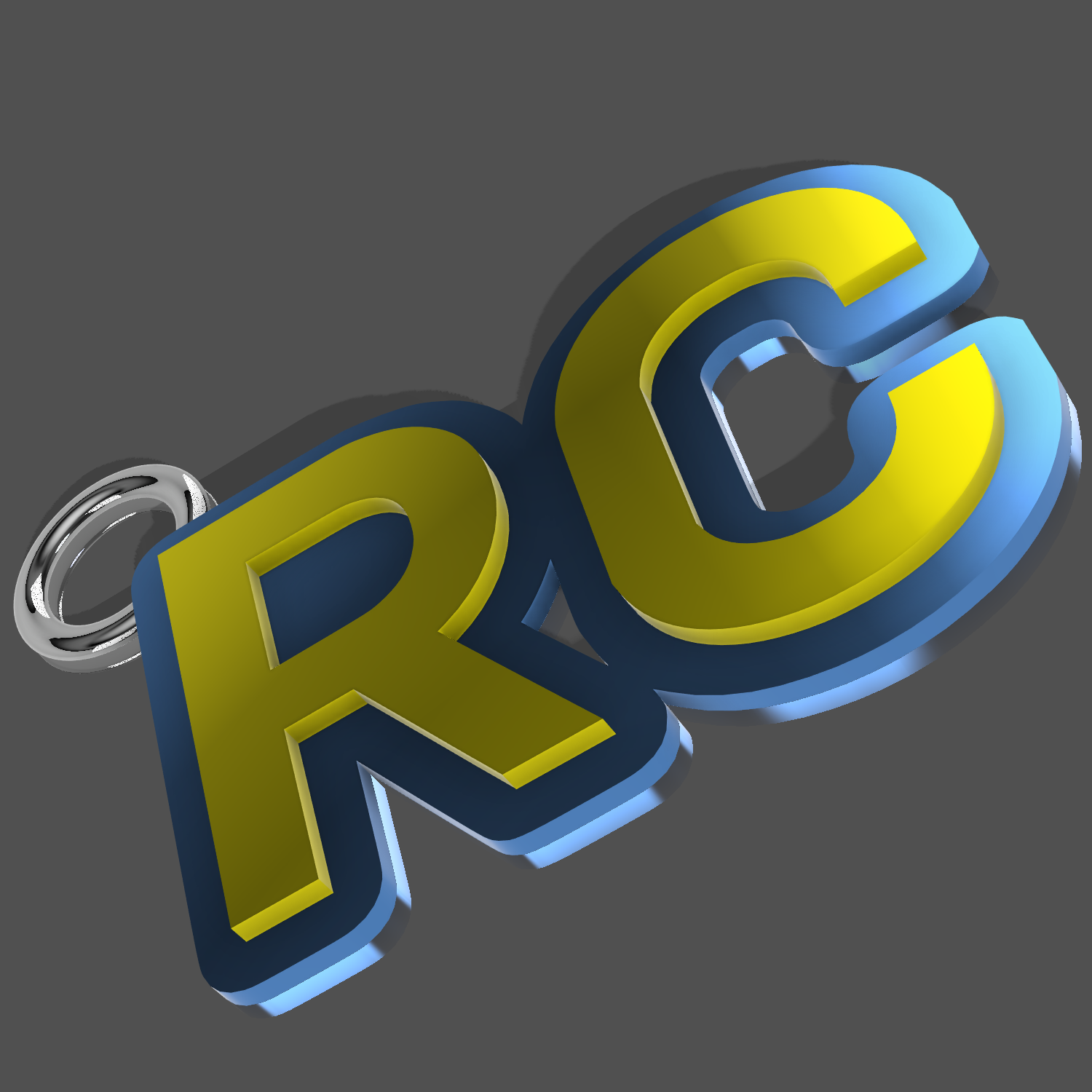 🗝️ RC Keychain・ STL File for ・Cults