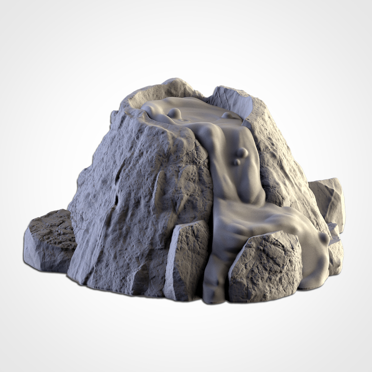 👽 VOLCANIC TERRAIN・ 3D File for ・Cults