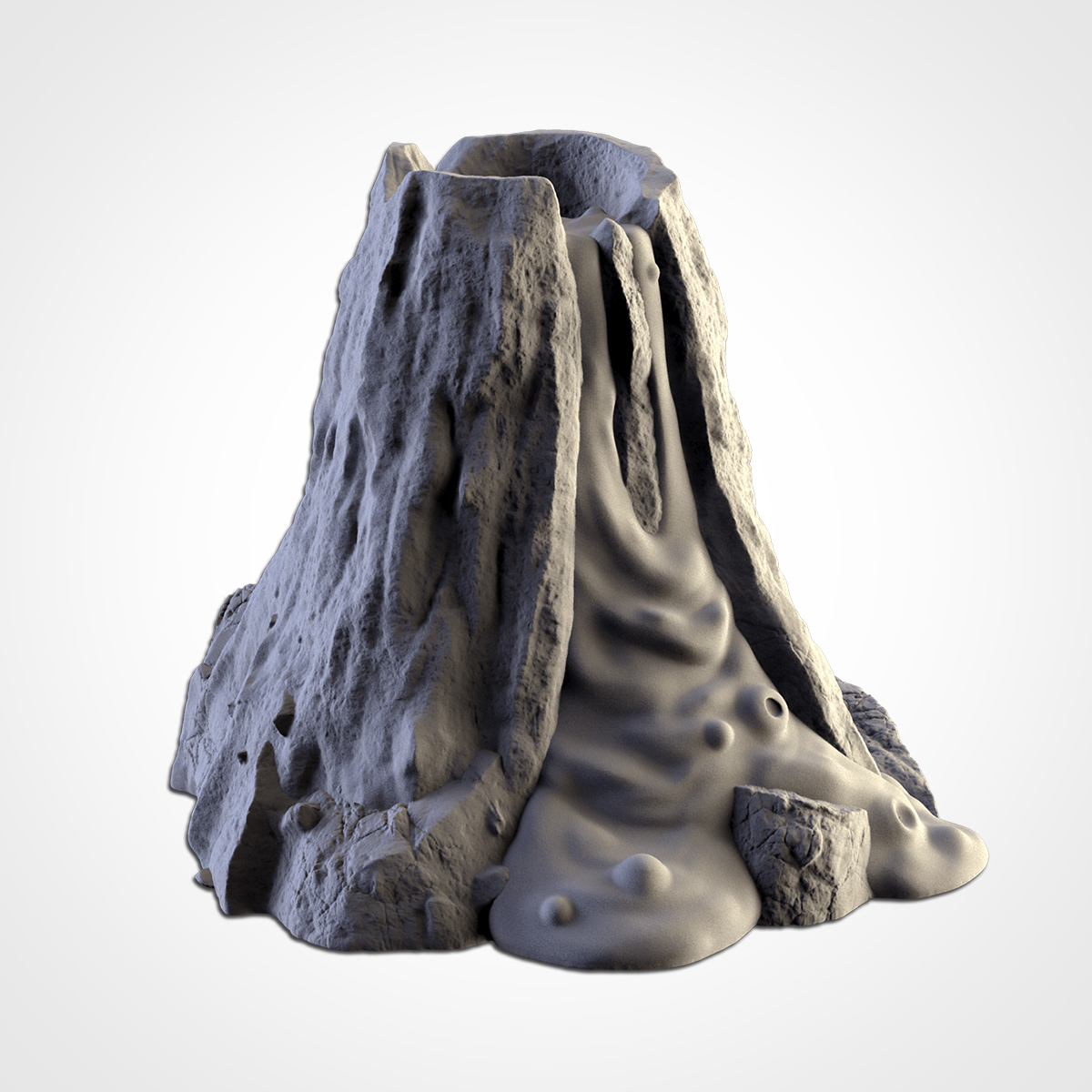 👽 VOLCANIC TERRAIN・ 3D File for ・Cults