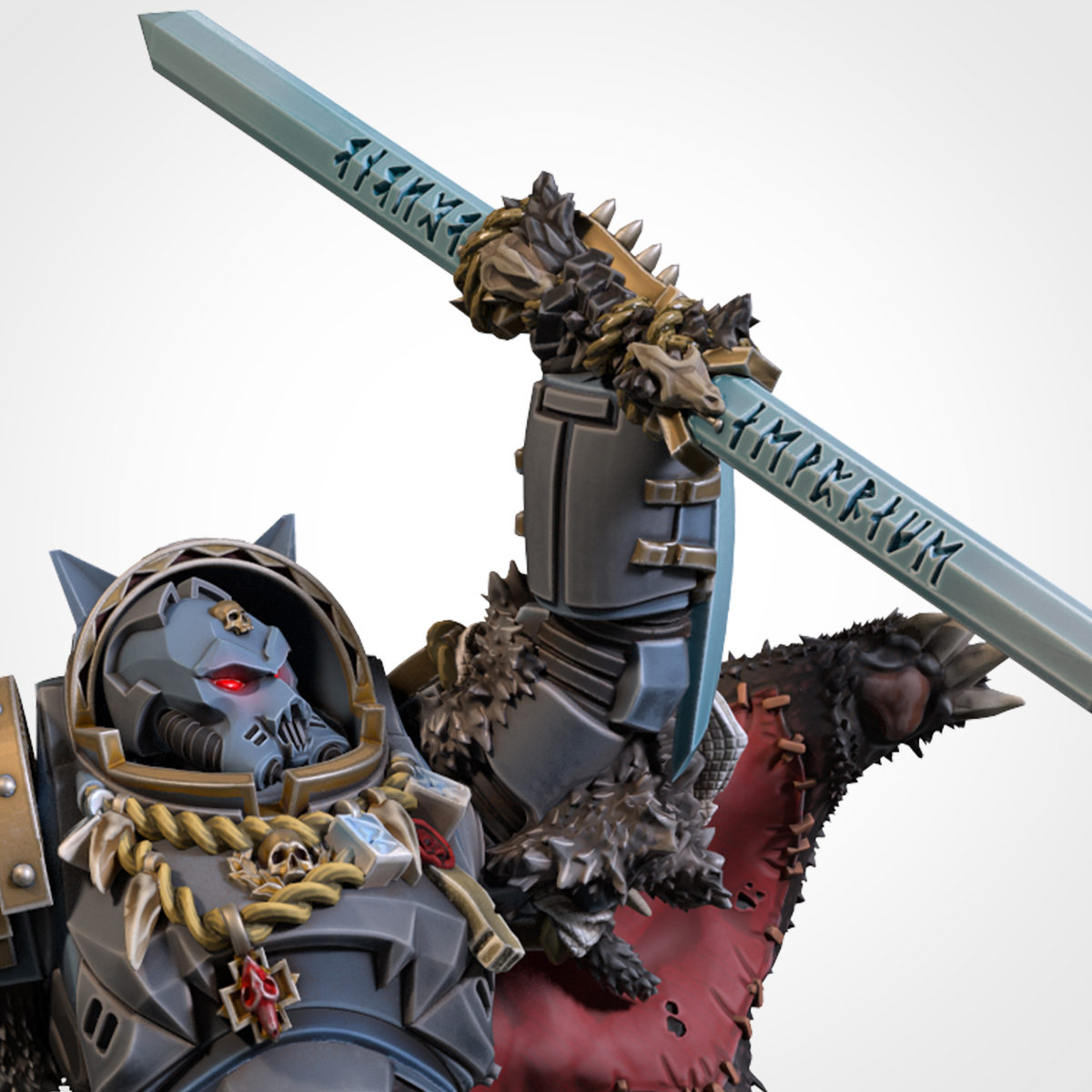 ⚔ Wolffang (Wargame Scale)・ STL File for ・Cults