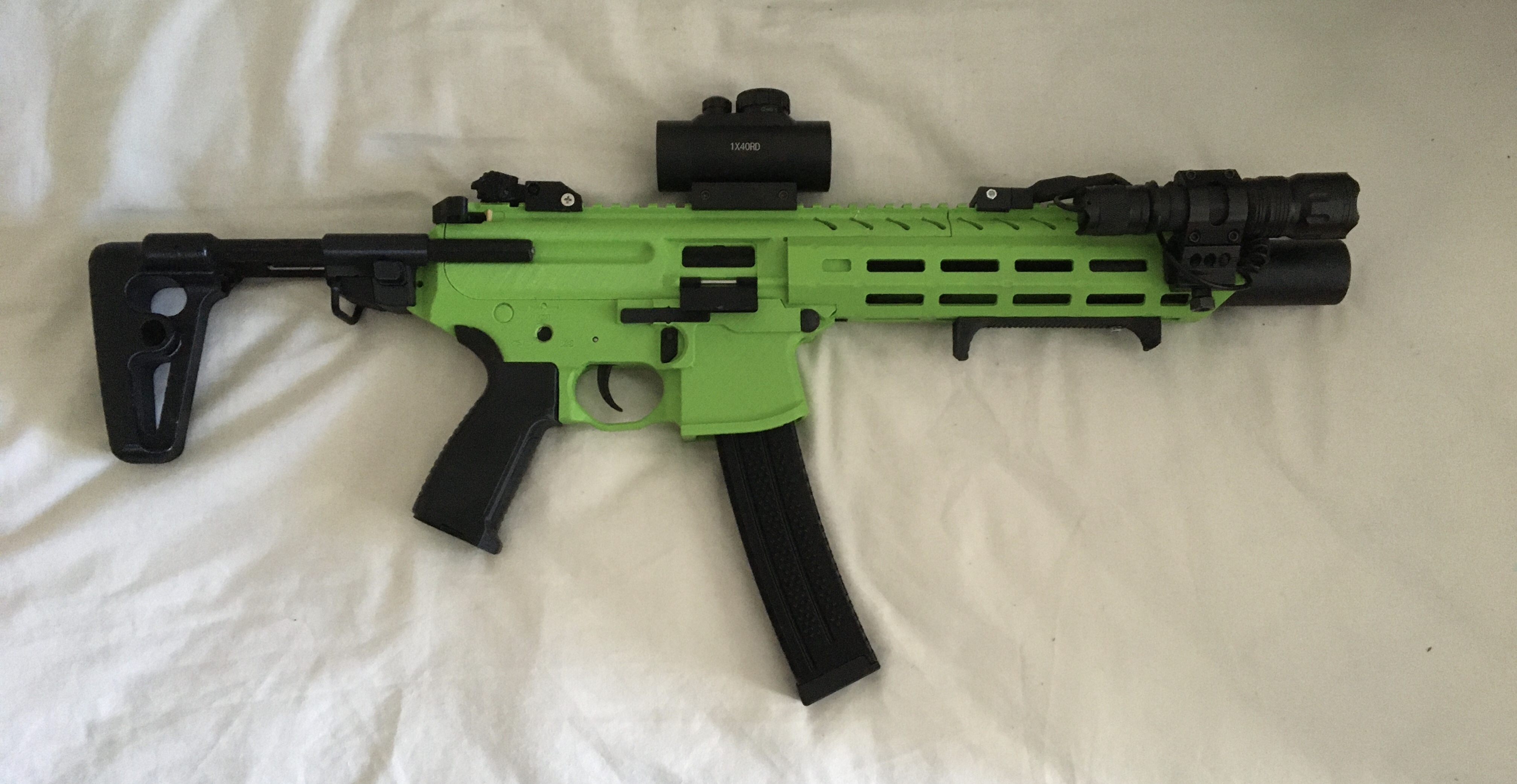 3D print Airsoft SMG body kit (MPX inspired) MIASMG1 • made with Ender ...