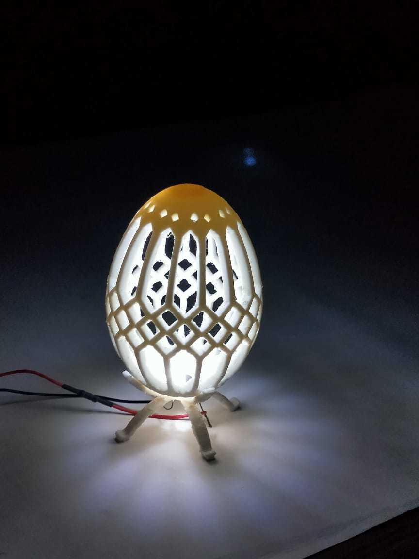 🥚 EGG LAMP / Easter egg・ STL File for ・Cults