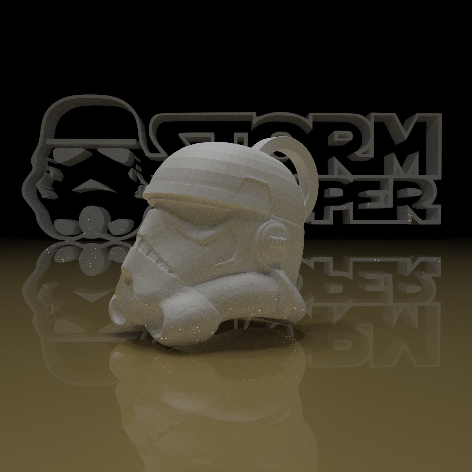 Fichier STL gratuit PORTE-CLÉS STORMTROOPER 🫡・Idée pour impression 3D à ...