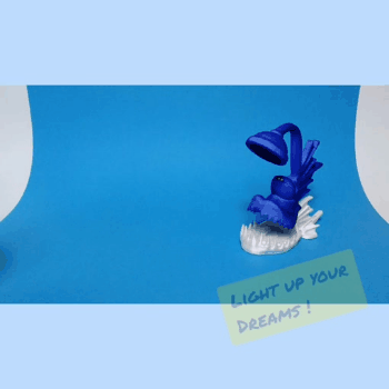 🐠 Lampy Fish (Articulated)・Free STL File for 3D printing・Cults
