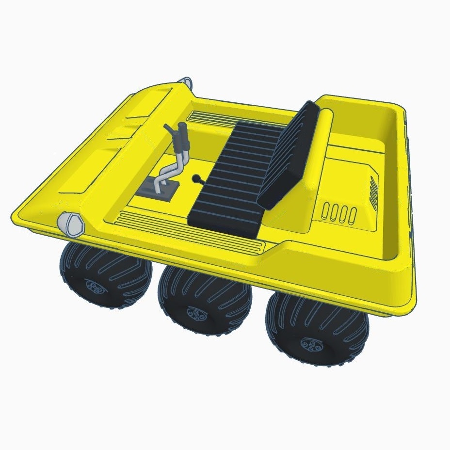 🛰 Space 1999 Moon Buggy・ STL File for 3D printing・Cults