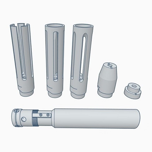 🔫 1:1 Browning AN/M2, M3, FN M3M & M3P 50 Caliber Machine Gun Prop・ STL ...