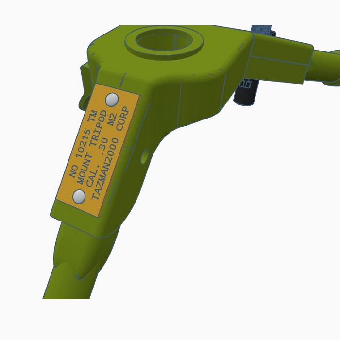 🔫 1:1 M2 (M122) Tripod for M1919 Machine Gun Prop・ 3D File for 3D ...