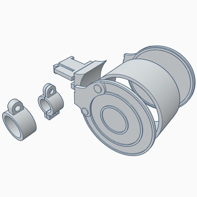 🥁 Terminator 3 M1919 Ammo Drum 1:1・ 3D File for 3D printing・Cults