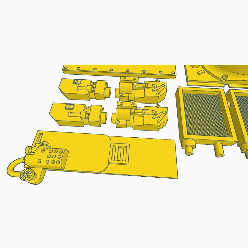 arquivo 3D Torreta turboláser de la Estrella de la Muerte - Escala de ...