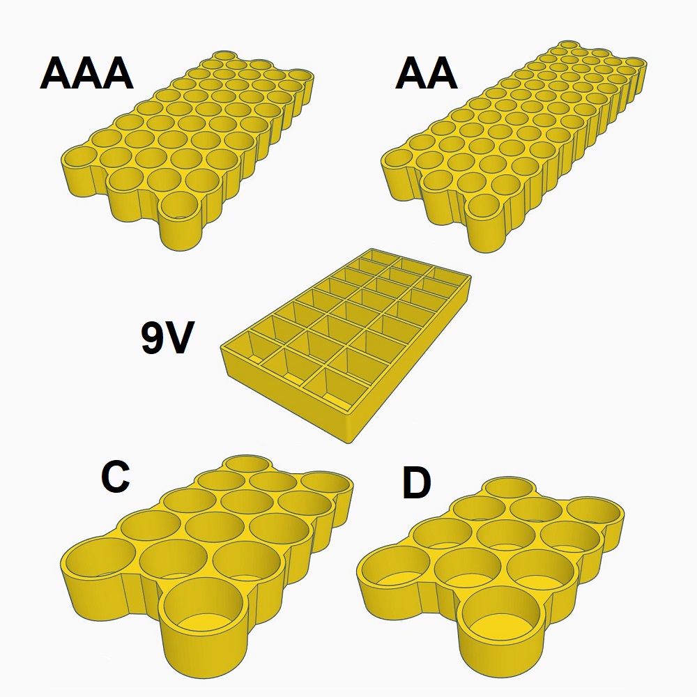 STL file Battery Hive 🔋 ・3D printable design to download・Cults