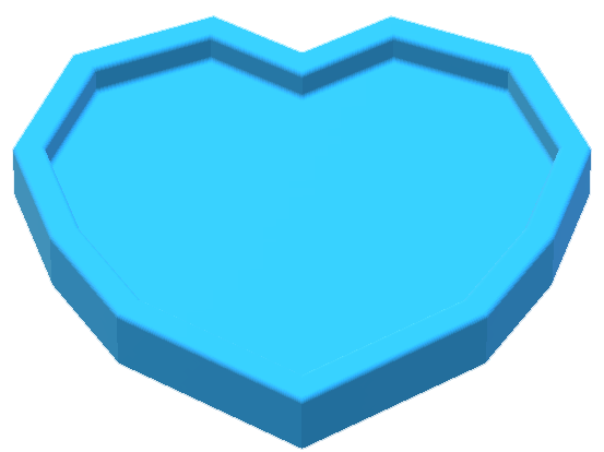 STL file Mini geometric heart base B06 💜 ・Model to download and 3D ...