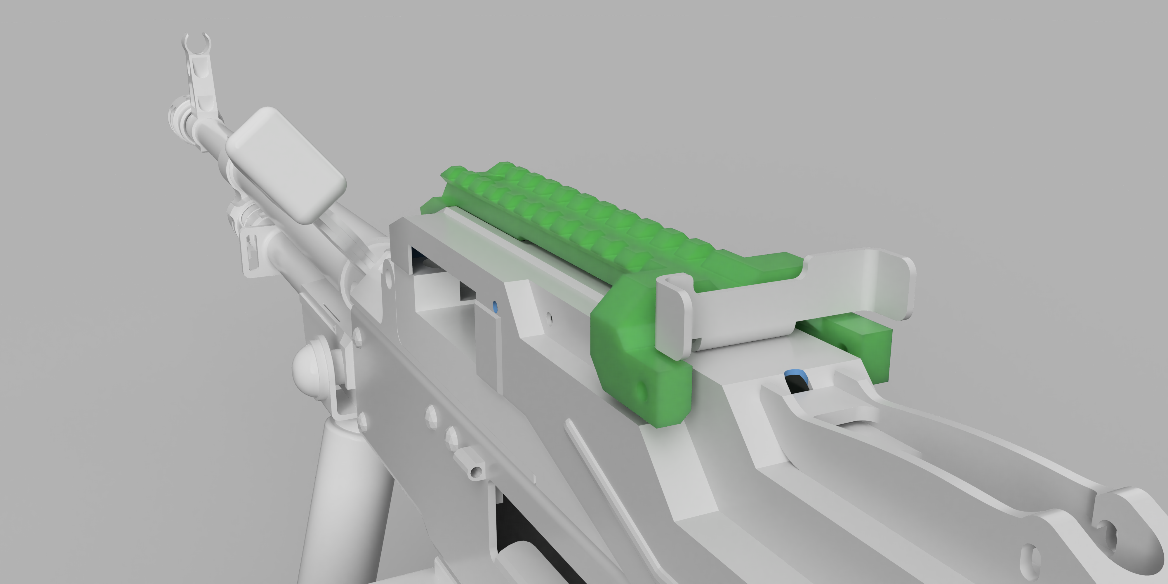 STL file Airsoft PKM RIS adapter 🔫 ・3D printer model to download・Cults