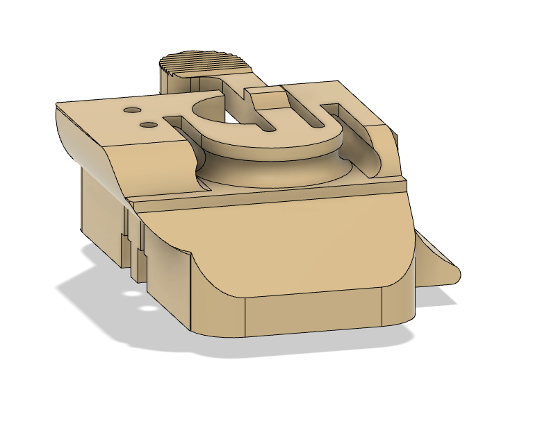 STL file SureFire ADPT-HL1-OC Helmet Adapter for the HL1 Light 🪖 ・3D ...