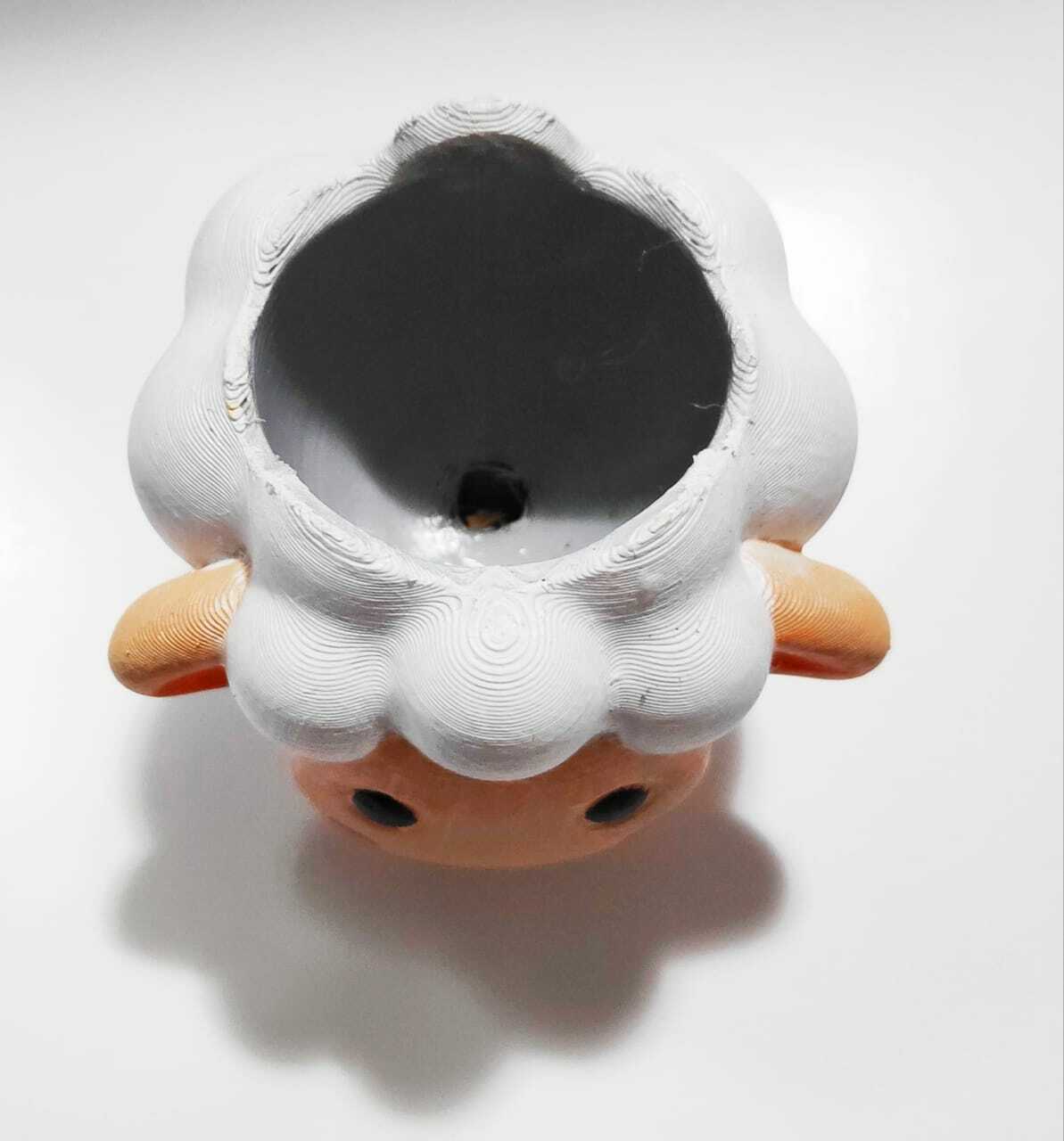 3D file Cute Sheep Pot 🐑 ・3D printing model to download・Cults