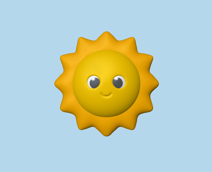 Archivo 3D Sol bonito 👽・Objeto para impresora 3D para descargar・Cults