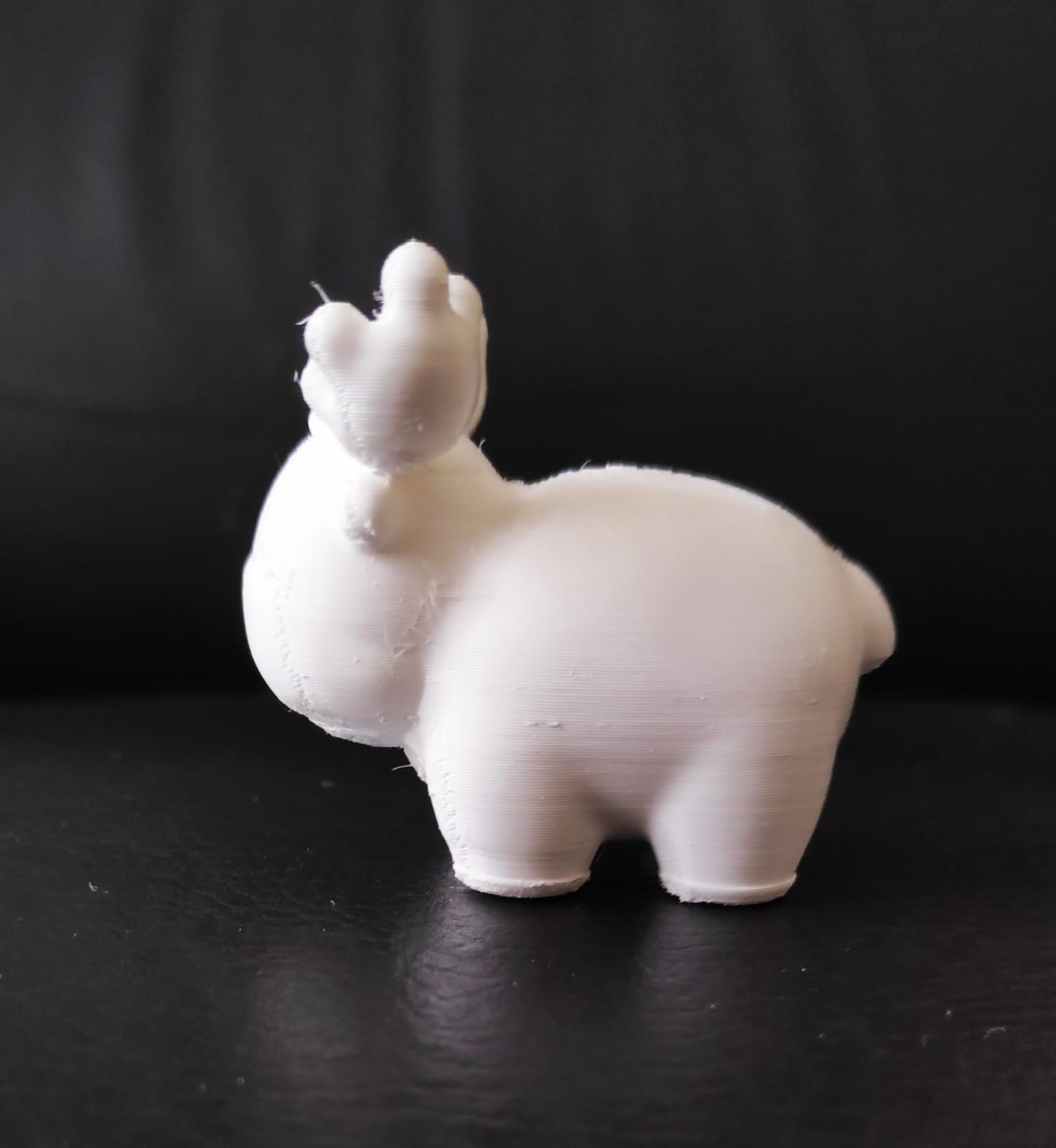 🗿 Cute Round Moose・ 3D File for ・Cults