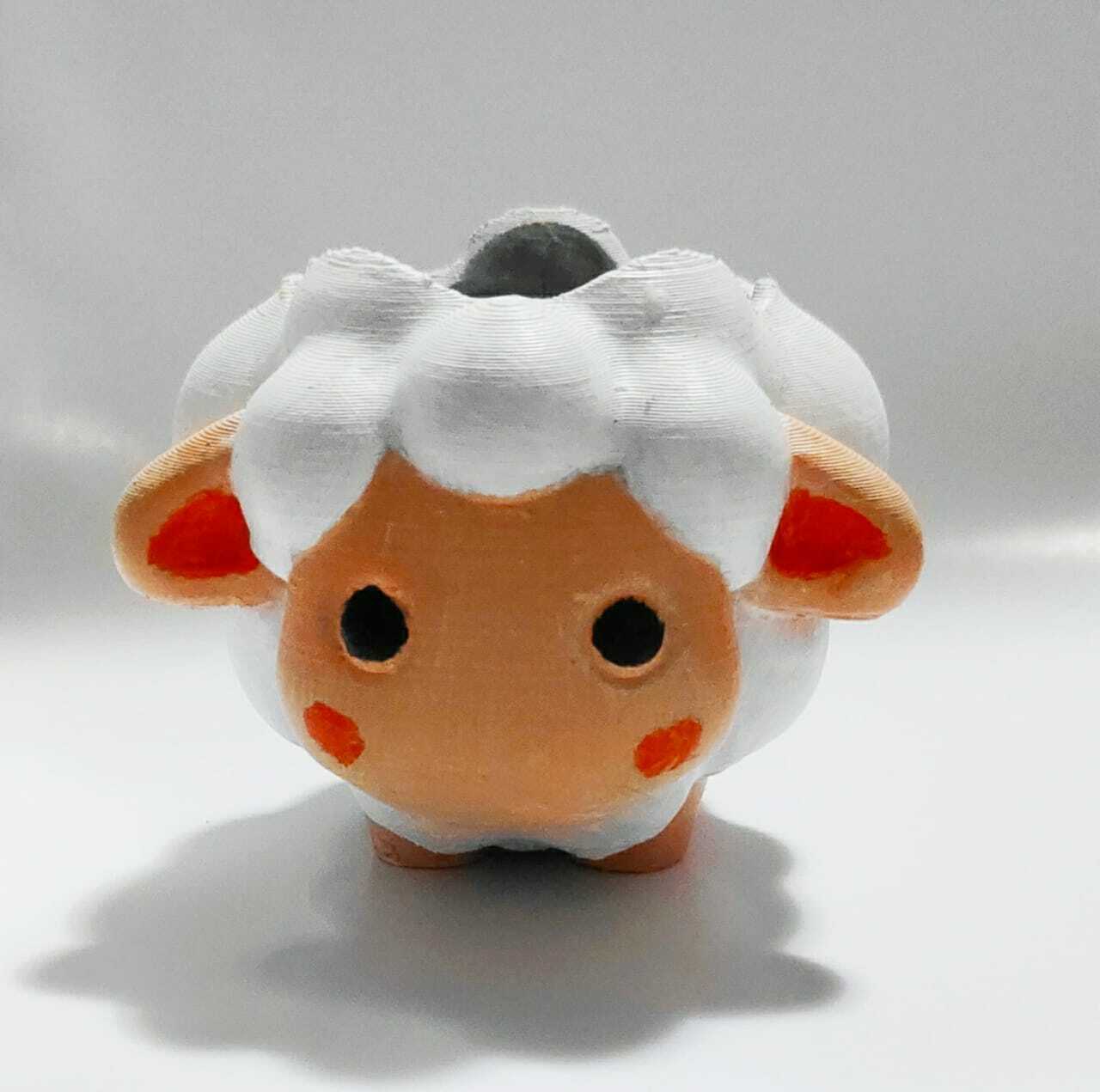 3D file Cute Sheep Pot 🐑 ・3D printing model to download・Cults