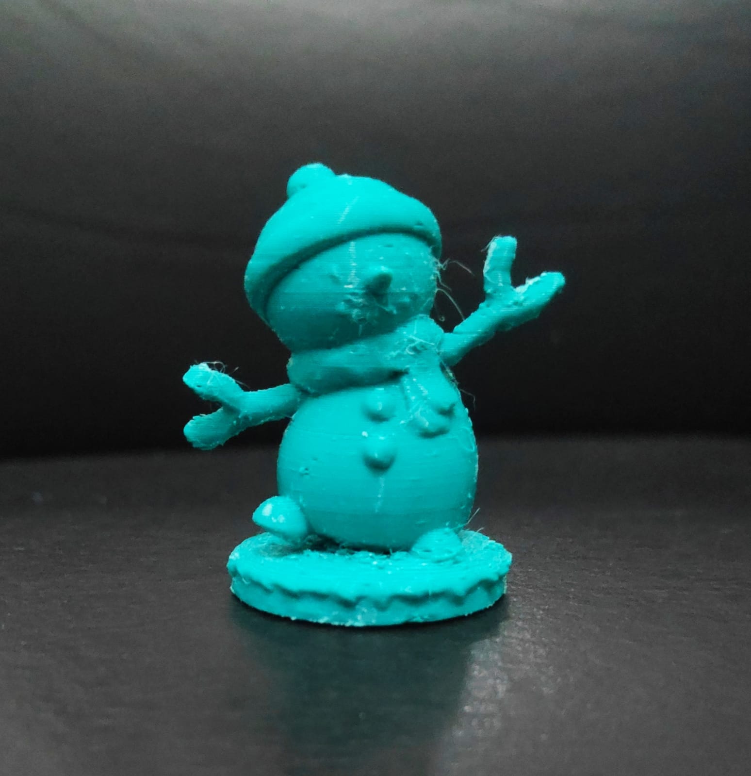 3D file Happy Snowman ☃️ ・3D printable model to download・Cults