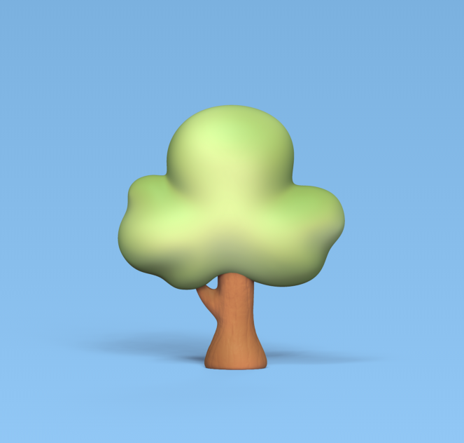 3D file Tree Cloud Shape 🌳・3D printing template to download・Cults