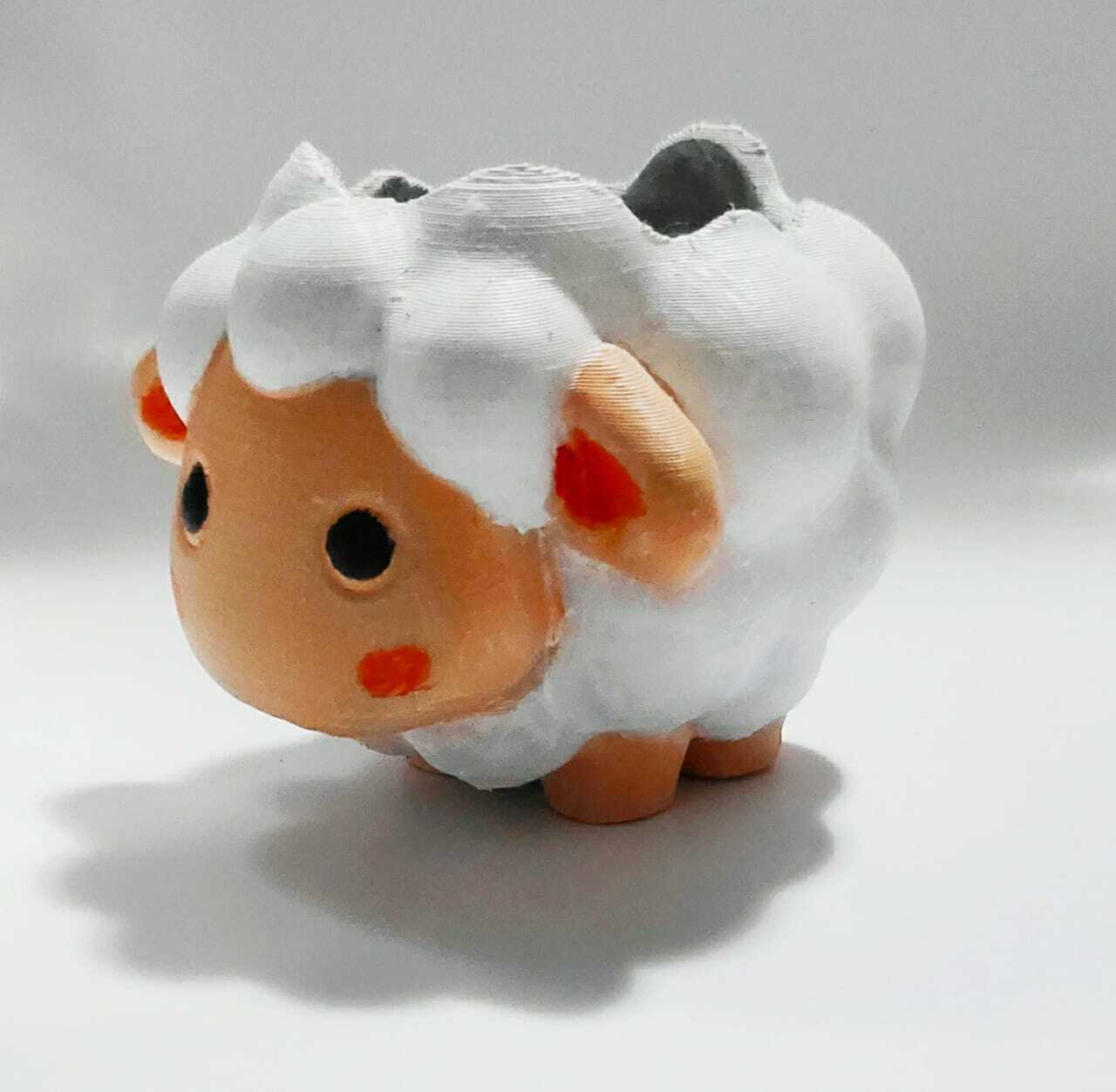 3D file Cute Sheep Pot 🐑 ・3D printing model to download・Cults