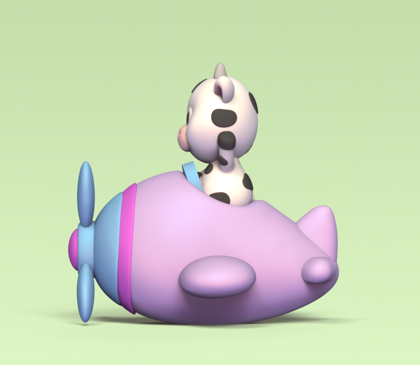 3D file Cow Airplane 🐄・Design to download and 3D print・Cults