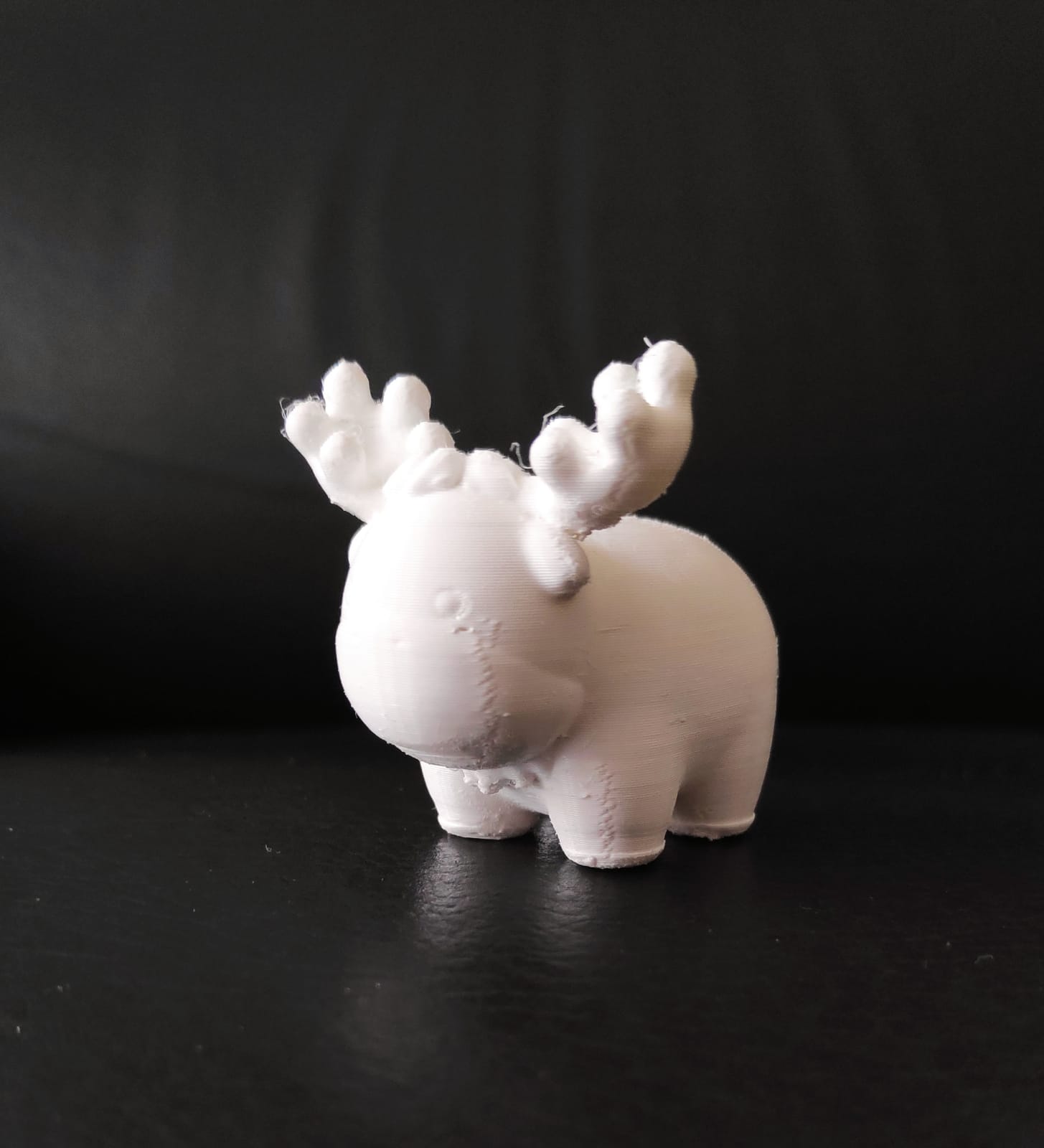 🗿 Cute Round Moose・ 3D File for ・Cults