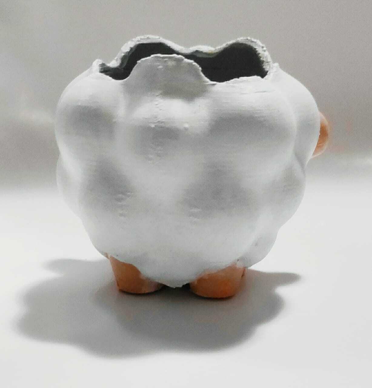 3D file Cute Sheep Pot 🐑 ・3D printing model to download・Cults