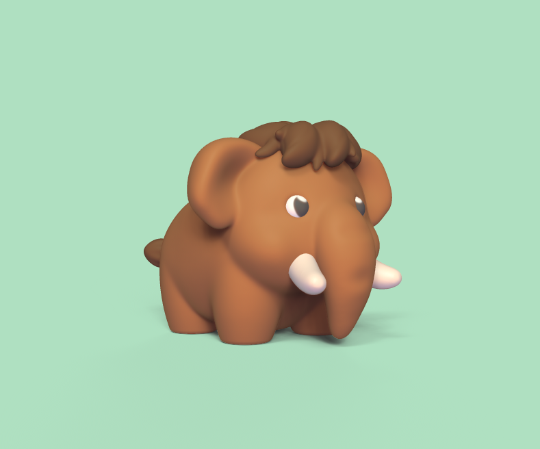 Archivo 3D Bebé mamut 🐉・Idea de impresión 3D para descargar・Cults