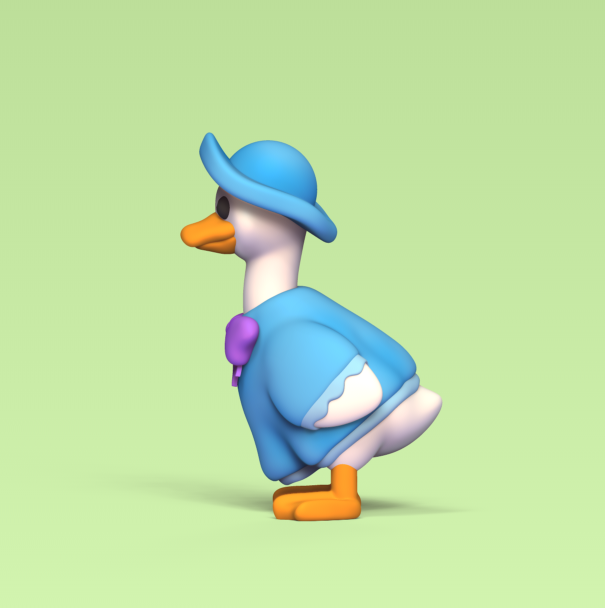 3D file Fashion Duck 🦆 ・Model to download and 3D print・Cults