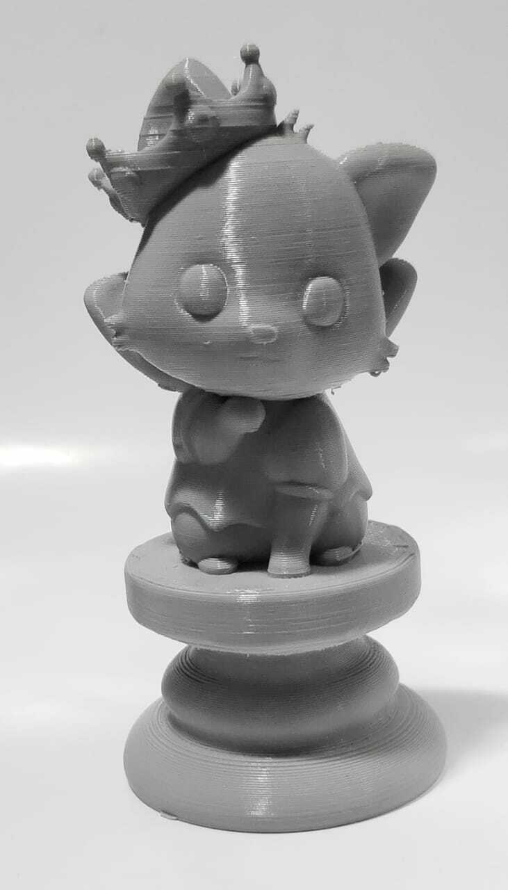 3D file Cat Chess Piece - Queen 🐱 ・3D printer model to download・Cults