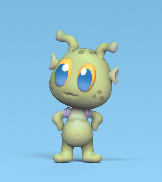 👽 Cute Alien・ 3D File for ・Cults