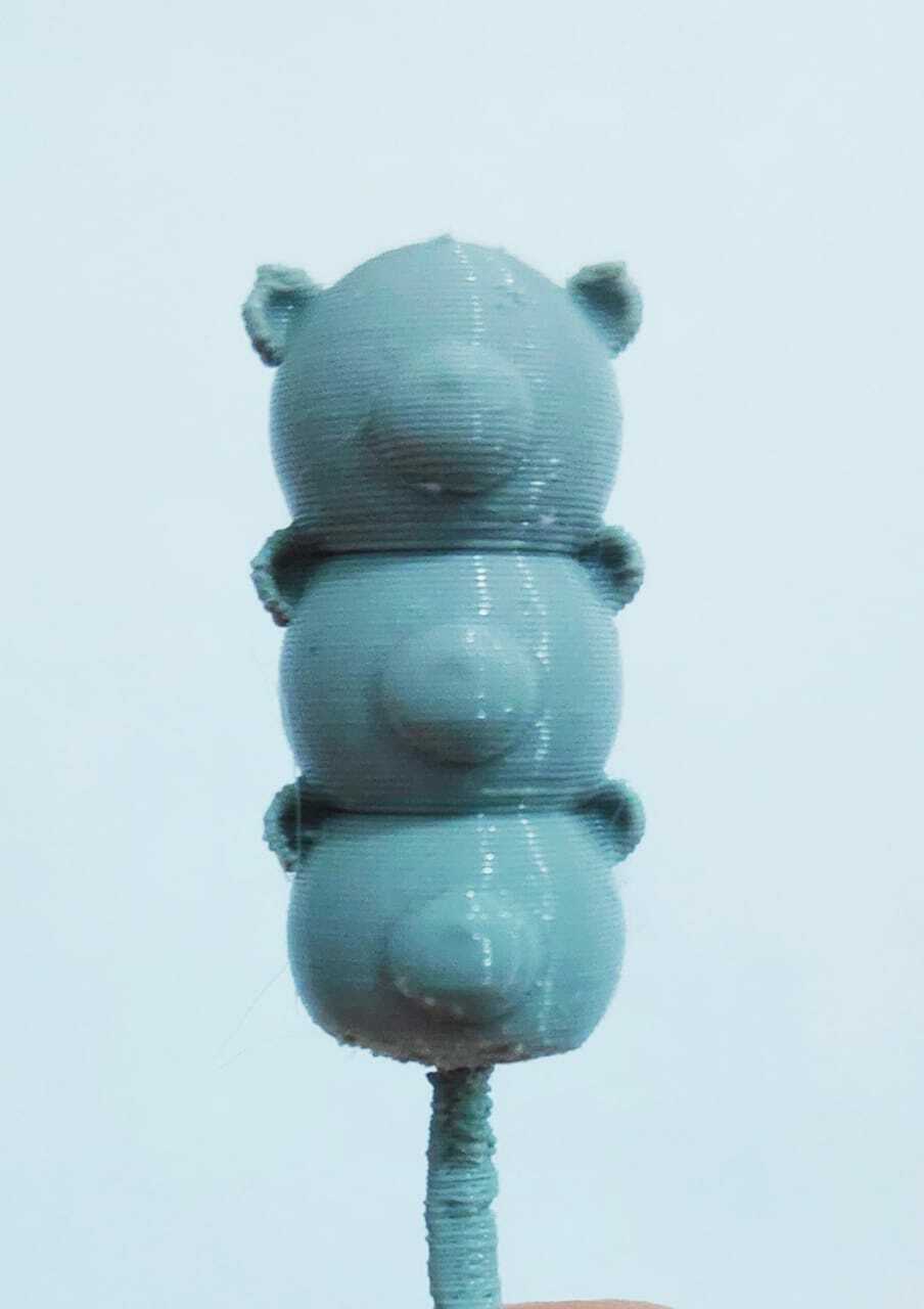 3D file Cute Bear Dango 🐻 ・Model to download and 3D print・Cults