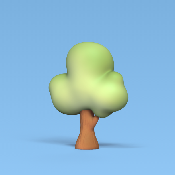 3D file Tree Cloud Shape 🌳・3D printing template to download・Cults