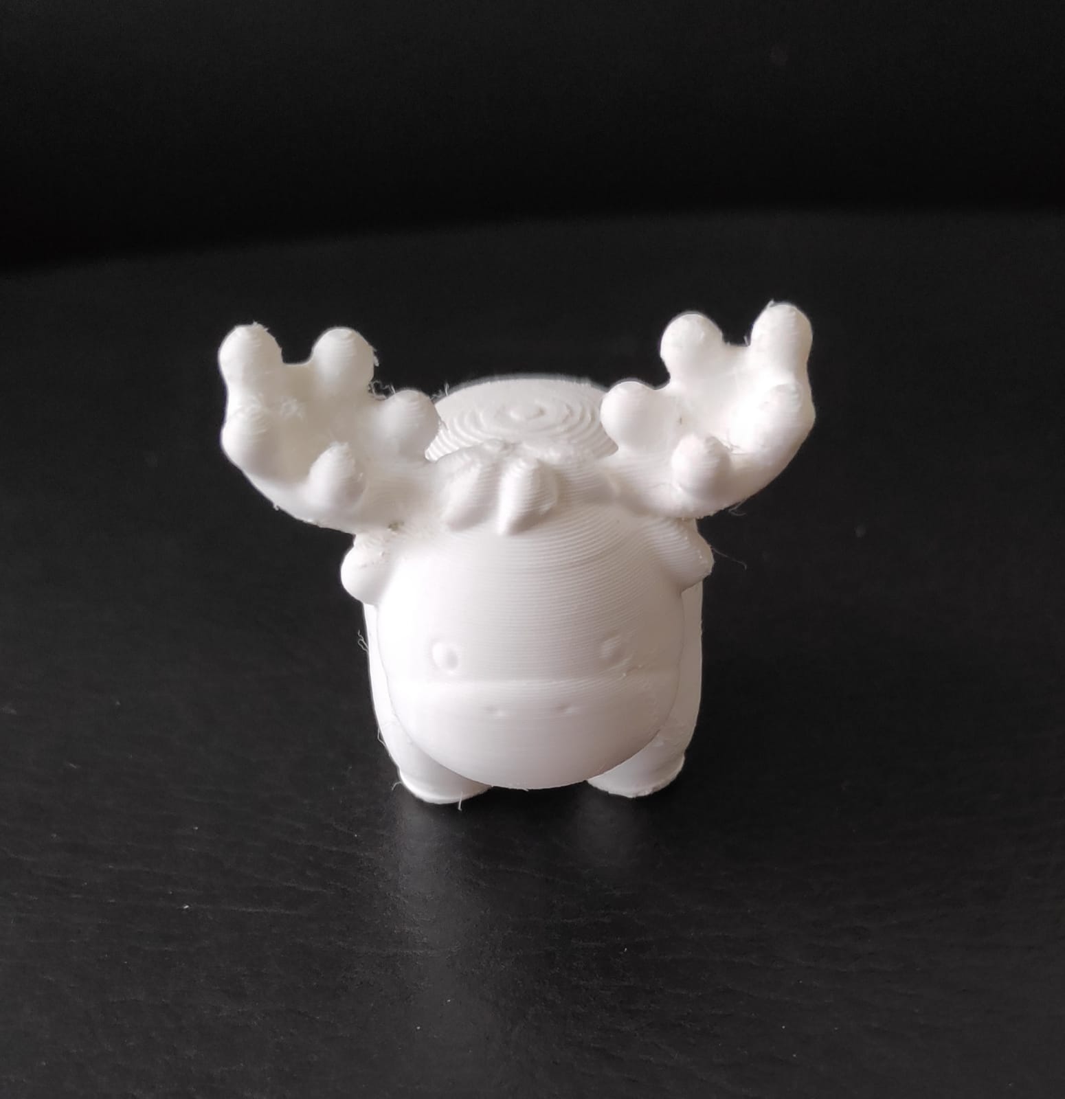 🗿 Cute Round Moose・ 3D File for ・Cults